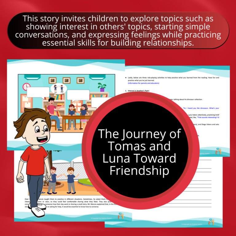 El viaje de Tomás y Luna hacia la amistad. (Actividad para practicar la ...