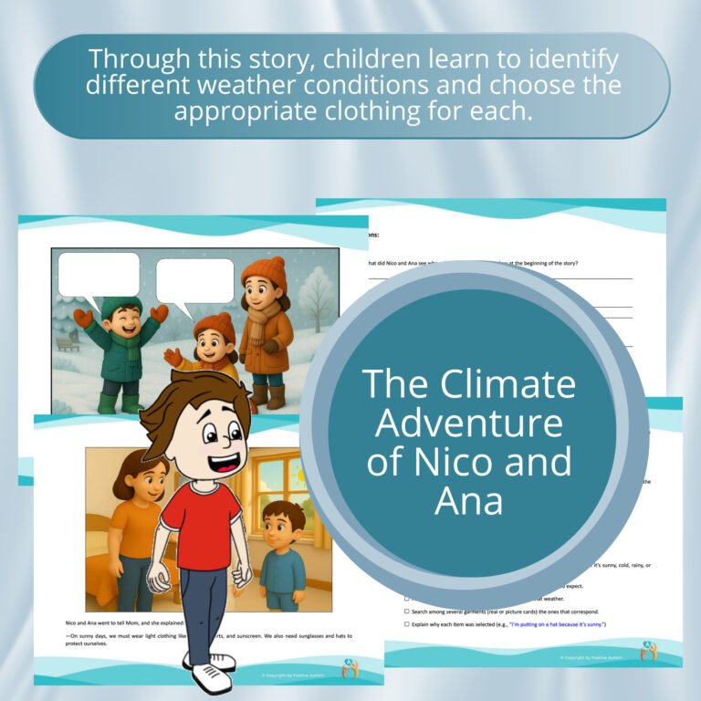 La aventura climática de Nico y Ana. (Actividad para practicar la ...